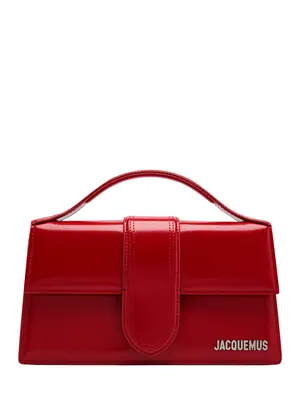 Jacquemus Jacquemus Le Grande Bambino Leather Top Handle Bag Red