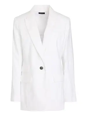 Rag & Bone Linen-blend Blazer - White