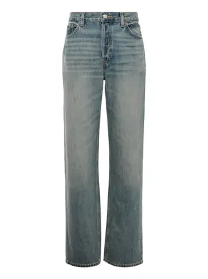 RE/DONE Low-rise Wide-leg Jeans - Blue