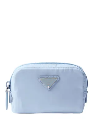 Prada Prada Re-Nylon Necessaire Pouch Blue