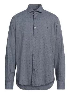 BROOKSFIELD Shirt Size Cotton - Blue