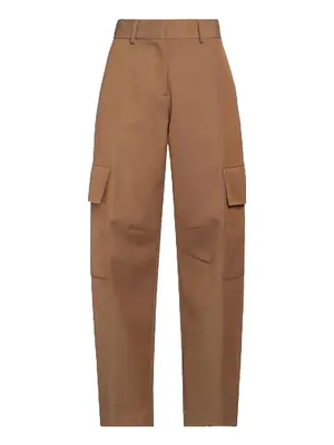Palm Angels Tapered Gabardine Pants - Beige