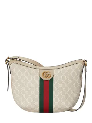 Gucci Ophidia Gg Small Shoulder Bag - Cream
