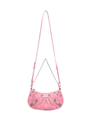 Balenciaga Mini Le Cagole Chain Bag - Pink