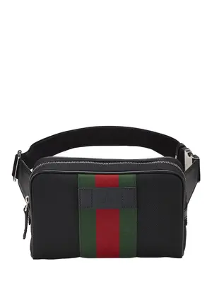 Gucci Techno Canvas Belt Bag - Black