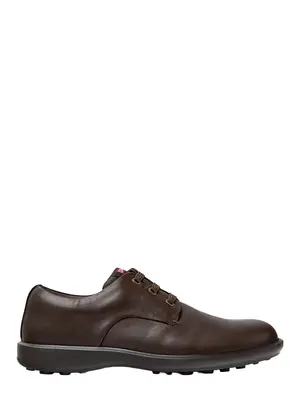 Camper Atom Work Leather Derby Shoes - Brown