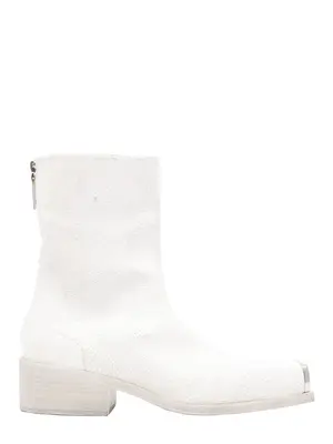 Marsèll Metal-toecap Ankle Boots - White