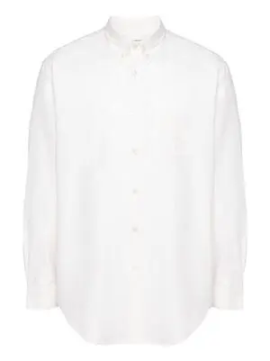 Drole De Monsieur La Chemise Oxford Cotton Shirt - White