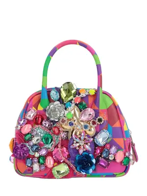 Comme Des Garçons Jeweled Mini Handbag - Pink