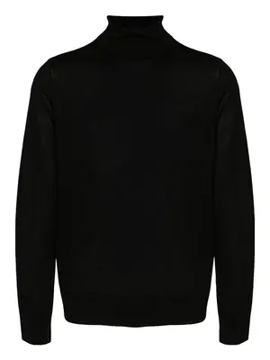 Dsquared2 Roll-neck Virgin Wool Jumper - Black