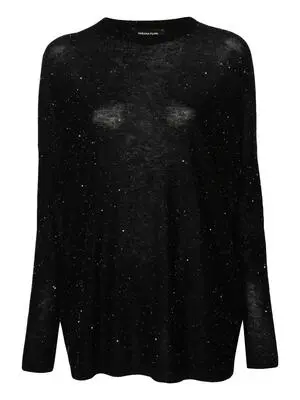 Fabiana Filippi Sequin-embellished Jumper - Black