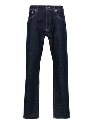 KENZO Kenzo Logo-patch Tapered Jeans