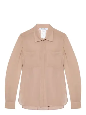 Max Mara Ercole Silk Shirt - Neutrals