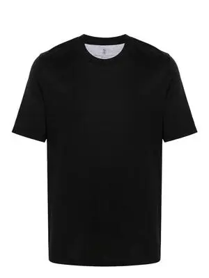 Brunello Cucinelli Crew-neck Short-sleeve T-shirt - Black