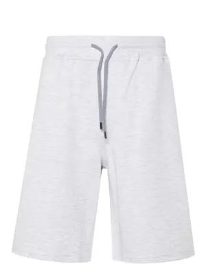 Brunello Cucinelli Mélange Track Shorts - Grey