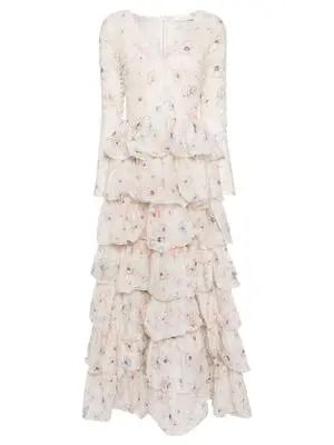ZIMMERMANN Halliday Floral-Print Gown