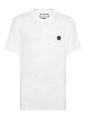 Philipp Plein Logo-appliqué Cotton T-shirt - White