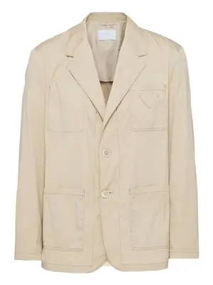 Prada Single-breasted Jacket - Neutrals
