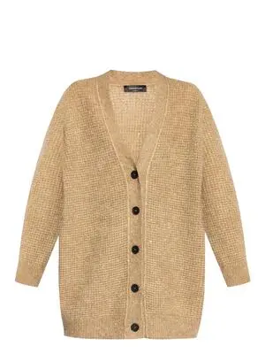 Fabiana Filippi Sequin-detail Waffle-knit Cardigan - Neutrals