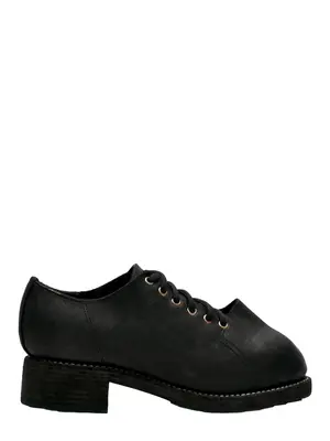 Guidi 2091 Groppone Derby Shoes - Black