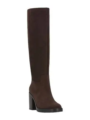 Vince Camuto Gibi Knee High Boots Brownie Verona