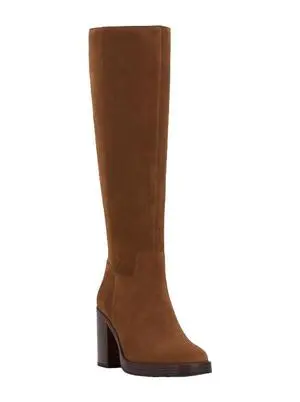 Vince Camuto Gibi Knee High Boots Burnt Sugar Verona