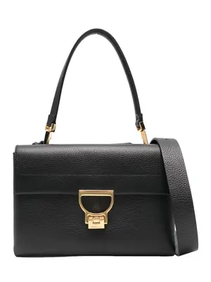 COCCINELLE Arlettis Leather Tote Bag - Black
