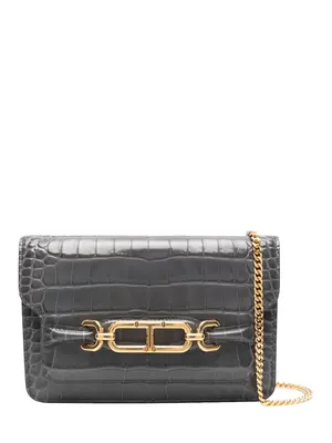 TOM FORD Small Whitney Shoulder Bag - Grey