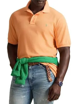 Polo Ralph Lauren Big & Tall Mesh Polo Shirt - Spring Melon