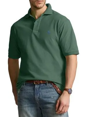 Polo Ralph Lauren Big & Tall Mesh Polo Shirt - Washed Forest