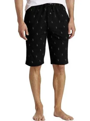 Polo Ralph Lauren Classic Knit Sleep Shorts - Black