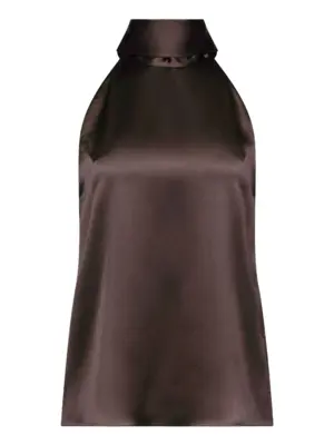 GALVAN Galvan Sienna Satin Blouse