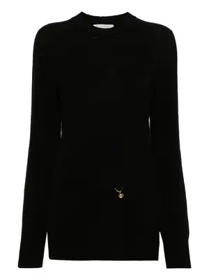 Philosophy Di Lorenzo Serafini Piercing-detail Jumper - Black