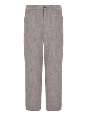 GIORGIO ARMANI Giorgio Armani Cropped Straight-Leg Trousers