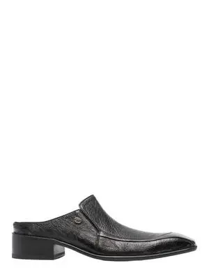 Martine Rose Snout Leather Mules - Black