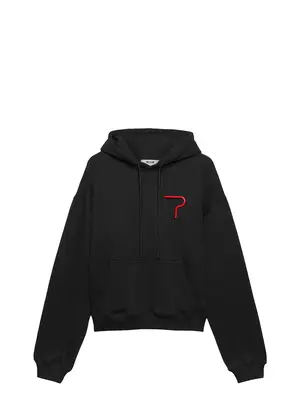 MSGM MSGM Logo Appliqué Drawstring Hoodie
