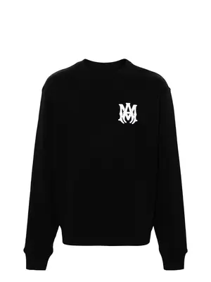 Amiri Logo-print Cotton Sweatshirt - Black