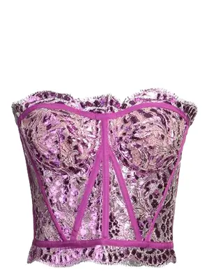 Dolce & Gabbana Off-the-shoulder Top - Magenta