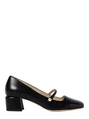 JIMMY CHOO Embellished Mesh Ballet Flats - Black