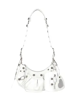 Balenciaga Le Cagole Shoulder Bag - White