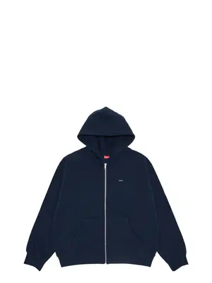 Supreme Small Box Zip Up Hooded Sweatshirt - Blue