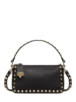 Valentino Garavani Rockstud Shoulder Bag - Black