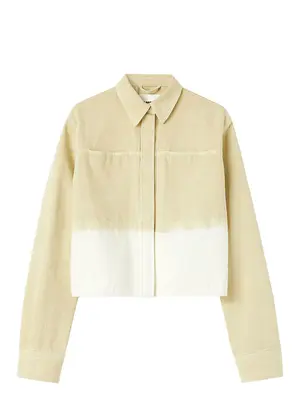 JIL SANDER Gradient-effect Denim Shirt - Neutrals