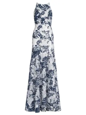 Silvia Tcherassi Chenoa Maxi Dress - Blue