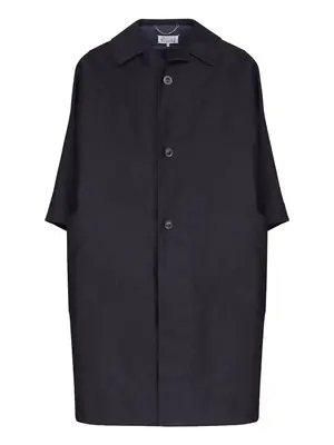 MAISON MARGIELA Cocoon Long Coat - Black