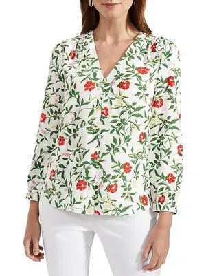 HOBBS LONDON Florence Blouse - Ivory Mutli