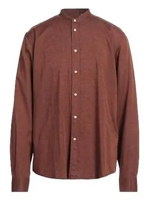 LIU •JO MAN Shirt Sky Size Lyocell, Linen, Cotton - Brown