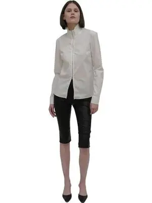 Rosetta Getty Slim Zip-up Shirt - White