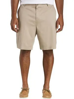 NAUTICA Big & Tall Deck Stretch Shorts - Khaki