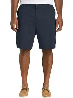 NAUTICA Big & Tall Deck Stretch Shorts - Navy
